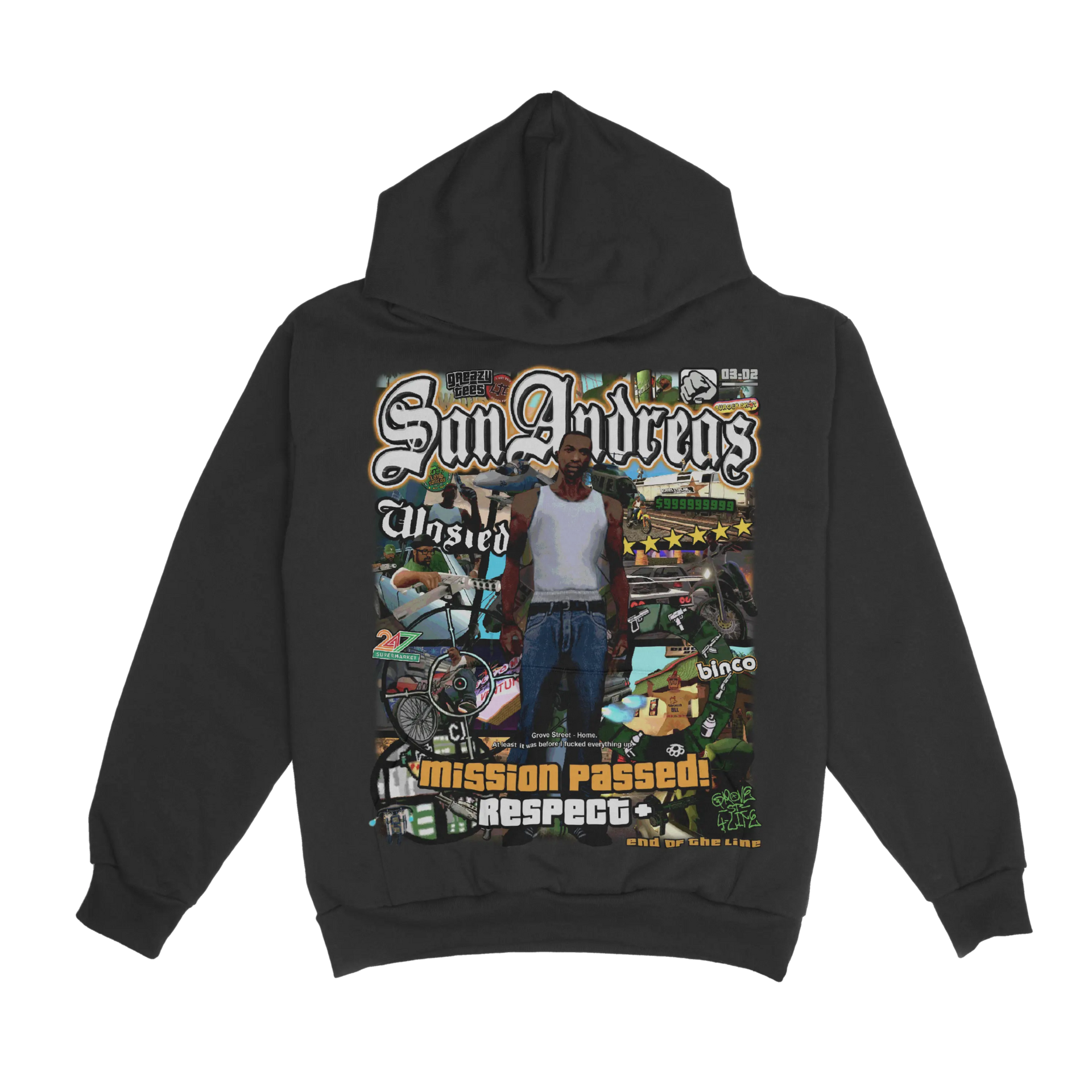 GTA San Andreas Hoody - Greazy Tees